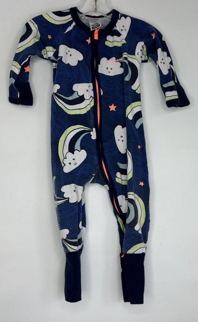 BONDS Wondersuit Sleeper 6-12m Blue Clouds – Sailor Jack Consignment