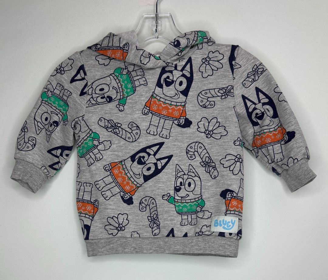 Bluey Hoodie Bluey 24m Grey – Sailor Jack Consignment