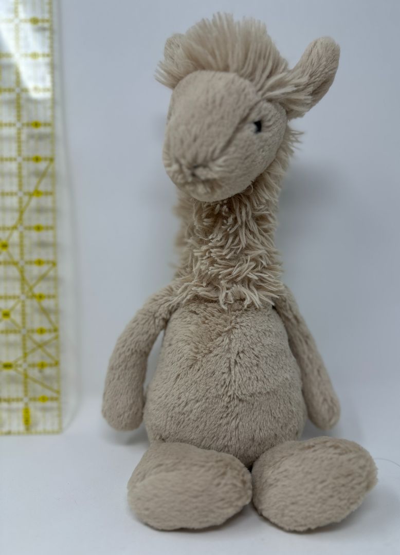 Jellycat Stuffed Llama M Tan – Sailor Jack Consignment
